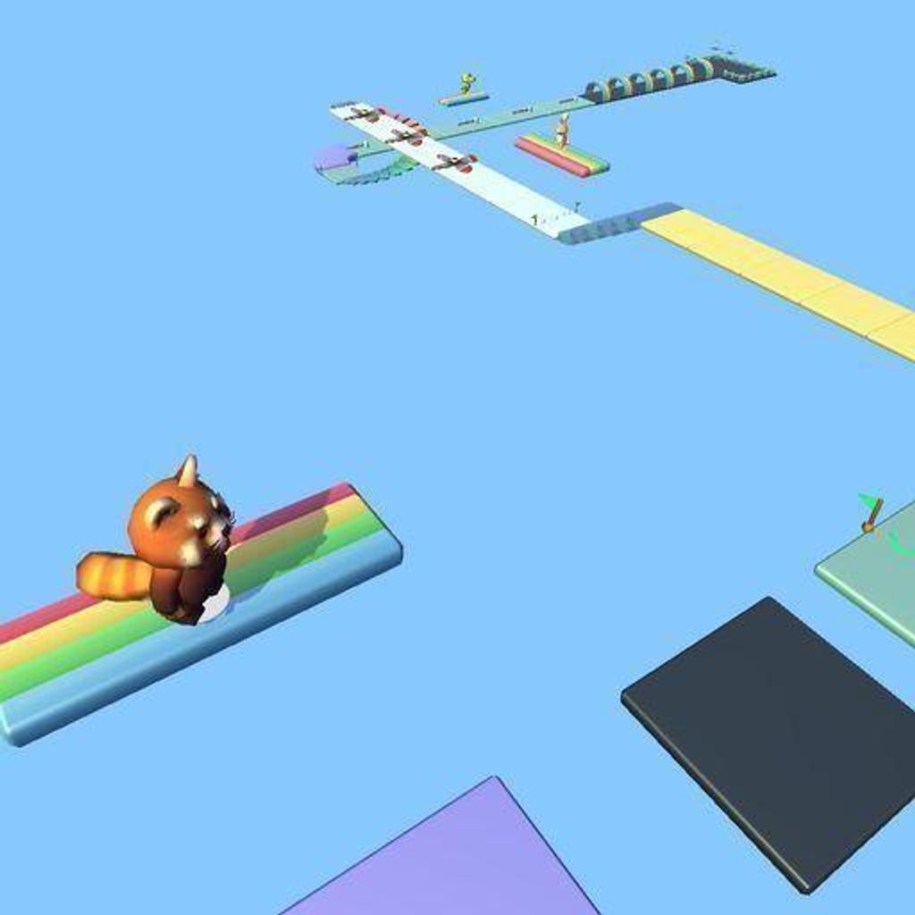 Unity Play | rainbow obby easy game