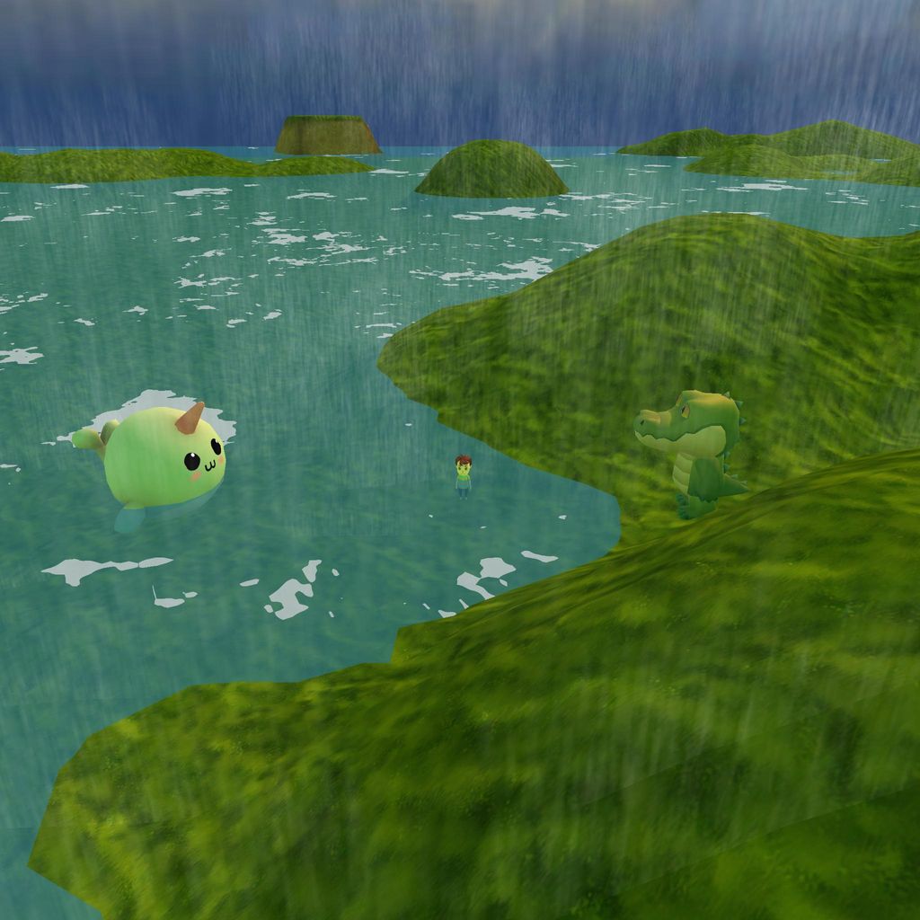 Unity Play | shark vs crocodile game
