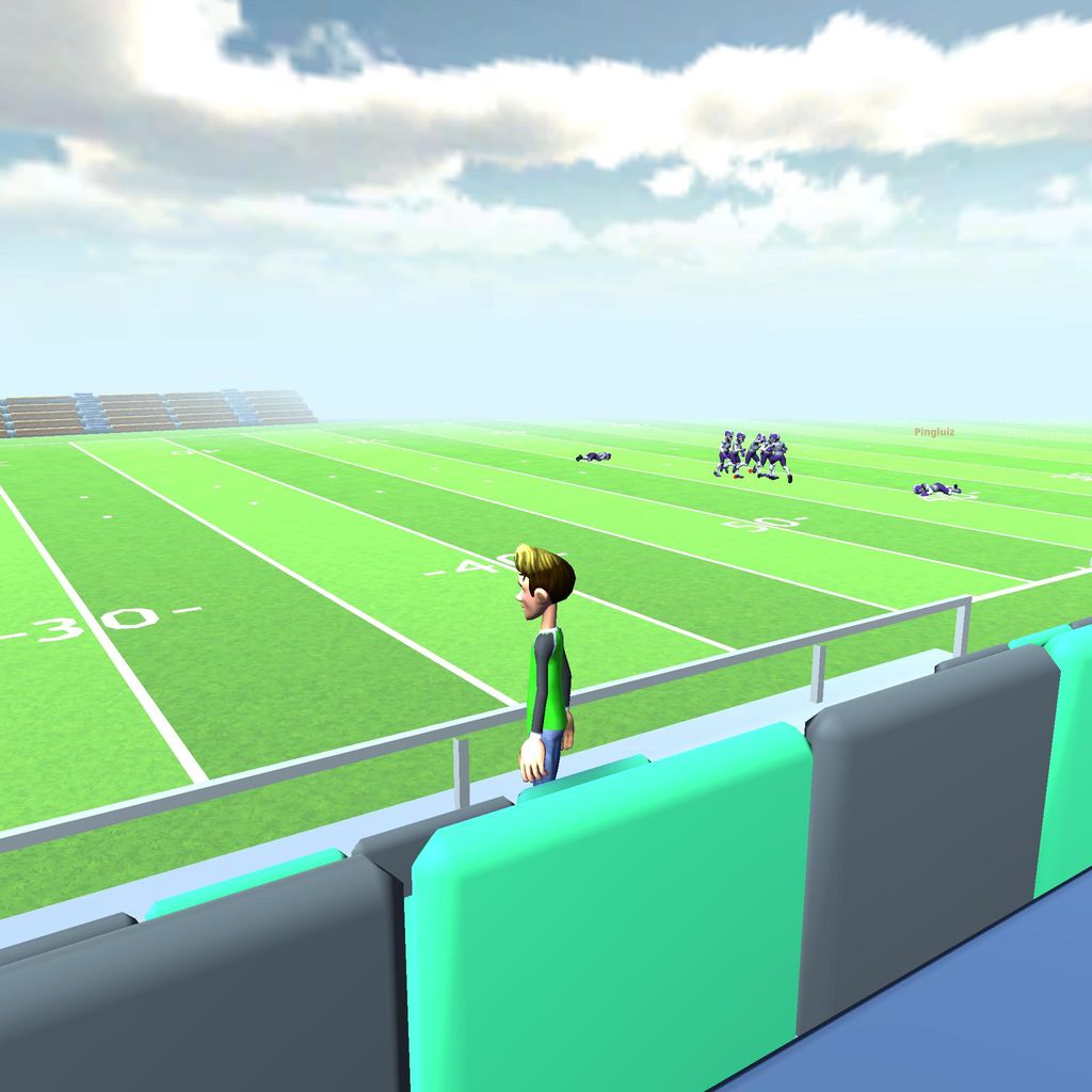 Unity Play | saints (blue) vs colts (red) game