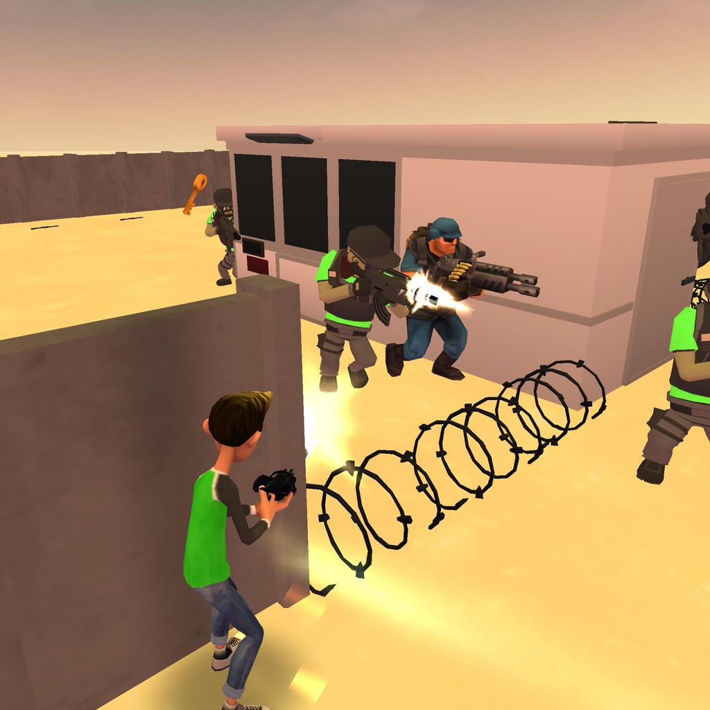 Unity Play | attack the military base game