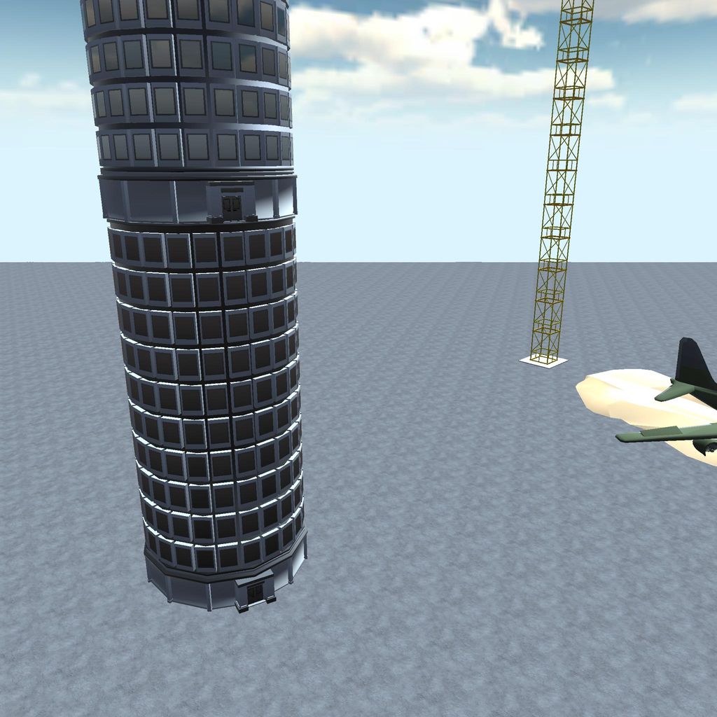 Unity Play | Try To Jump Down The Giant Crane And Burj Khalifa game