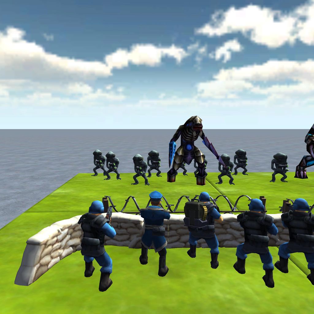 Unity Play | alien attack game