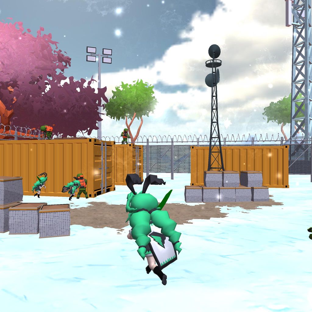 Unity Play | the green girl fight game