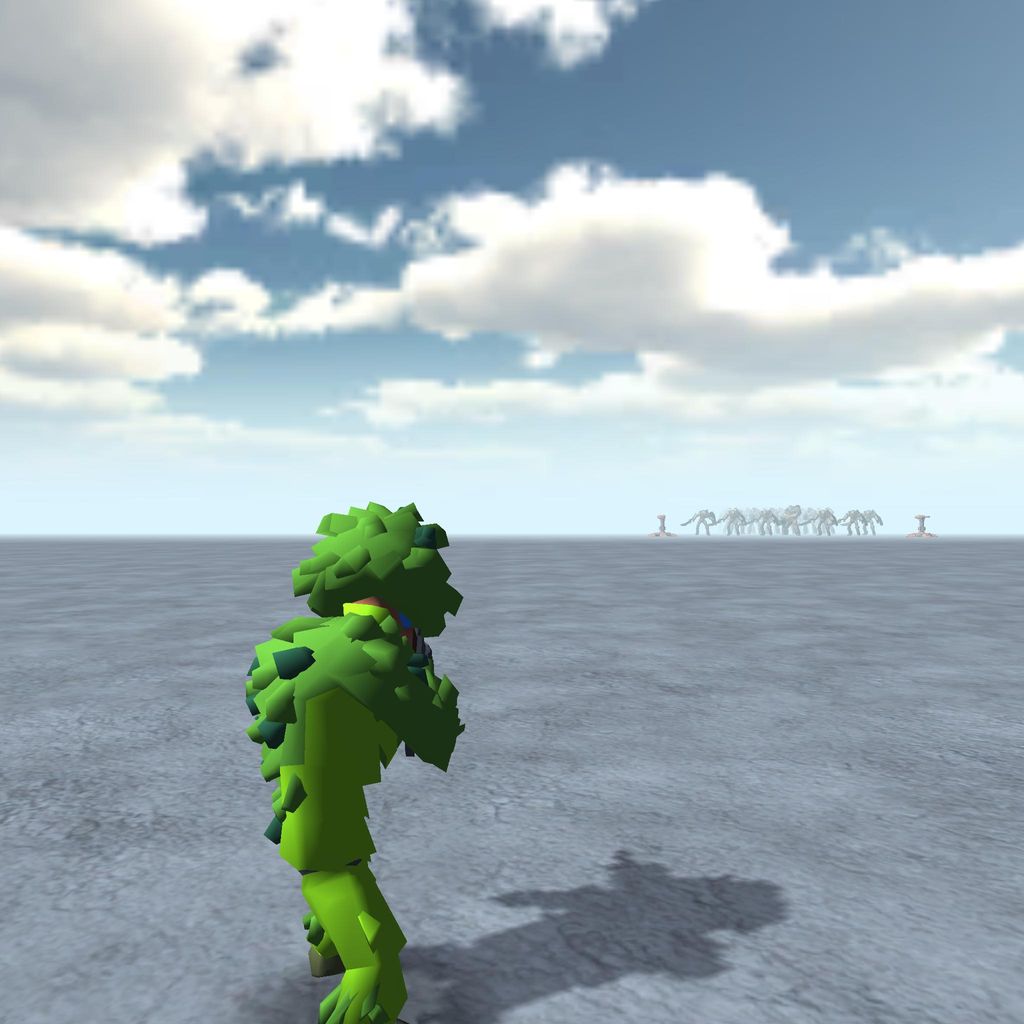 Unity Play | Team death match droids vs. humans game