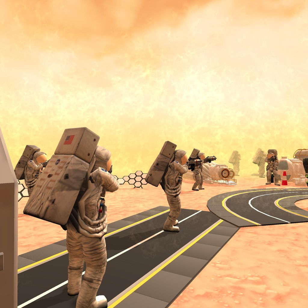 Unity Play | Mars wars zone game