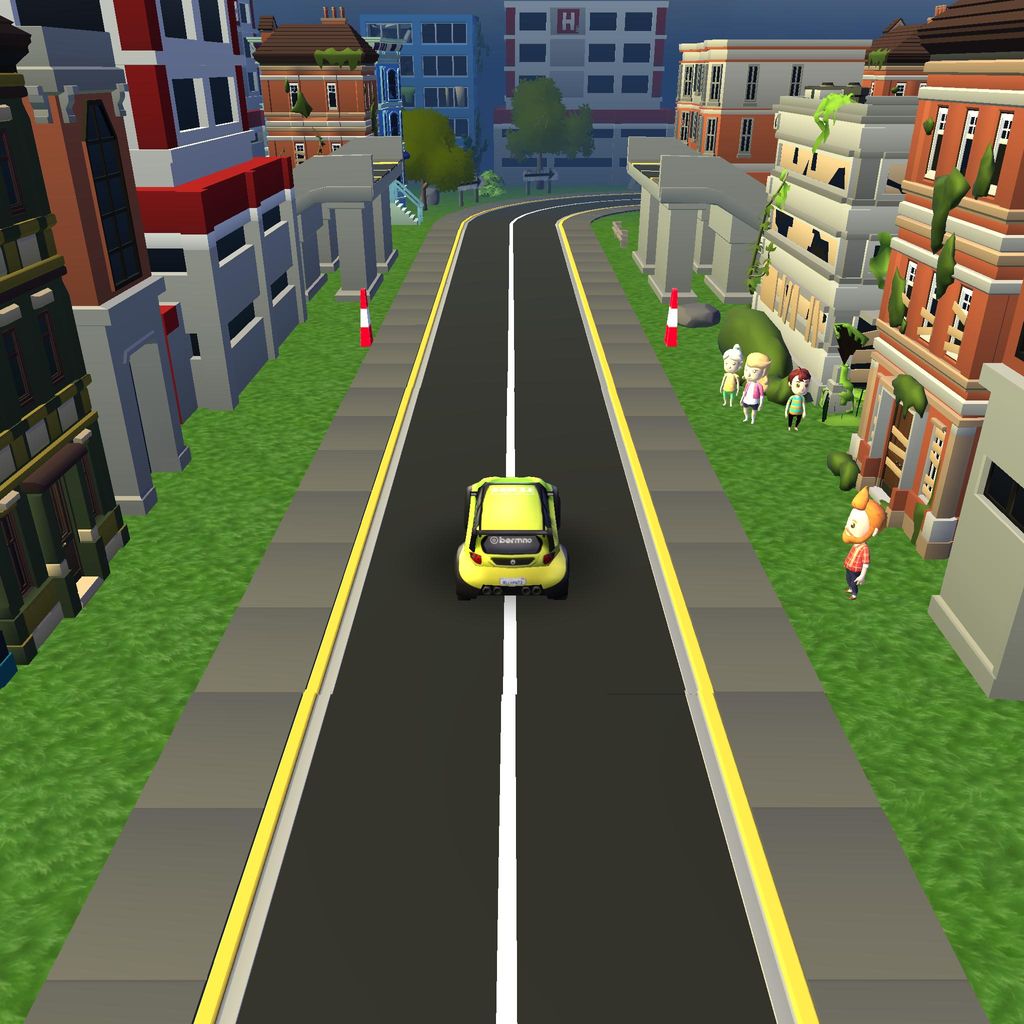 Unity Play | course de ville game