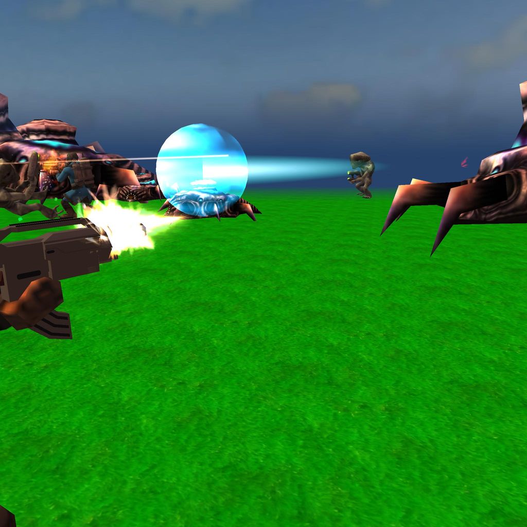 Unity Play | army VS Aliens game