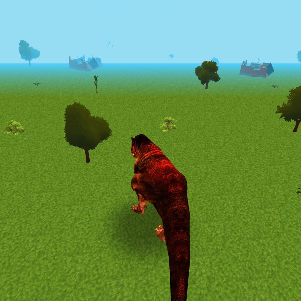 Unity Play | How to be a life of a allosaurus in a cit game