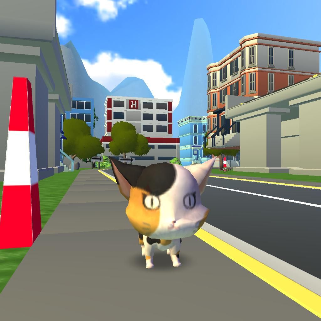 Unity Play | cat simulator in the city game