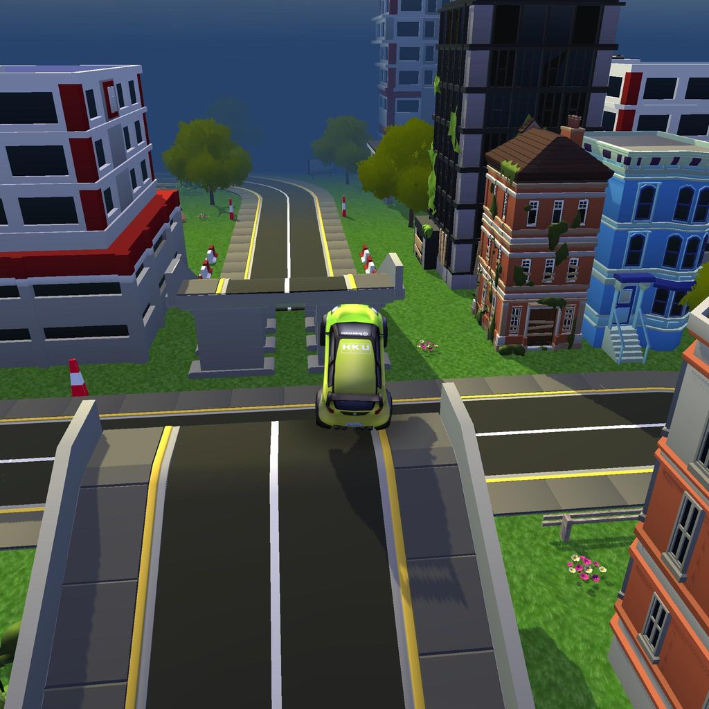 Unity Play | Drive thru the city game