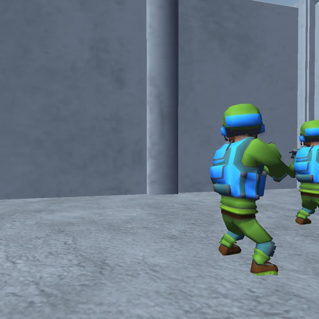 Unity Play | 1v1 with 3 bots game