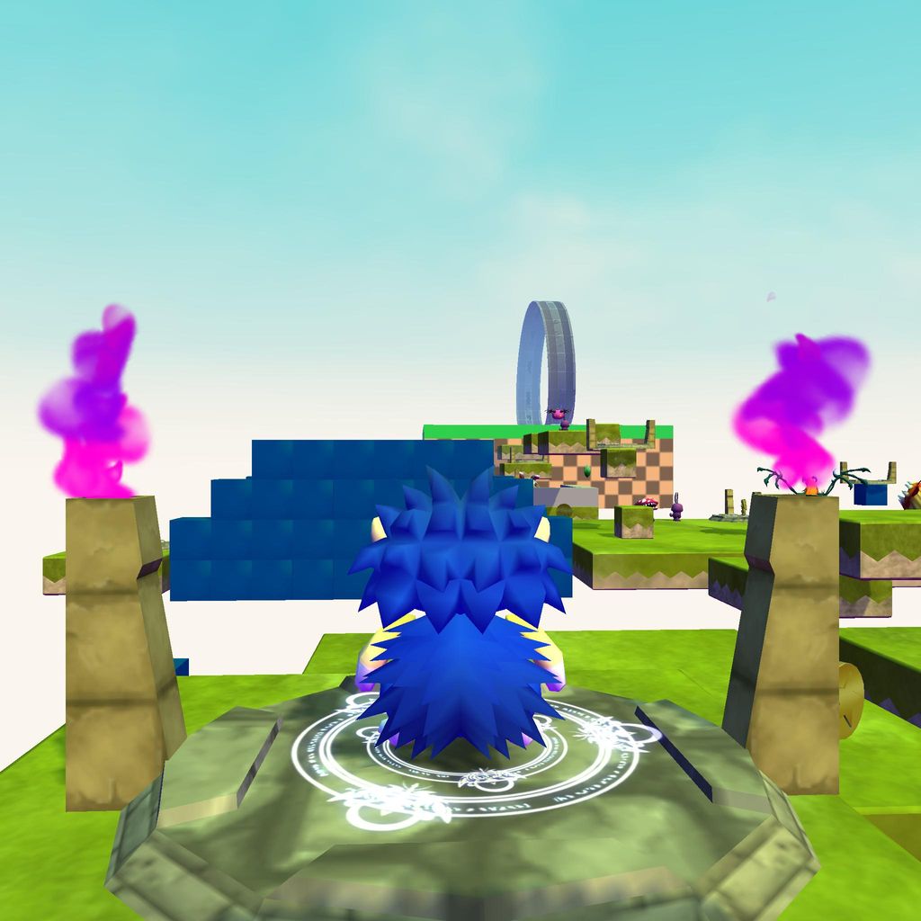 Unity Play | Sonic The Hedgehog (act 1) lupi loop game