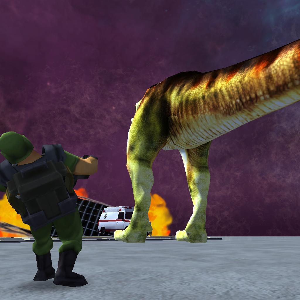dinosaurs destroy the city (shooter)