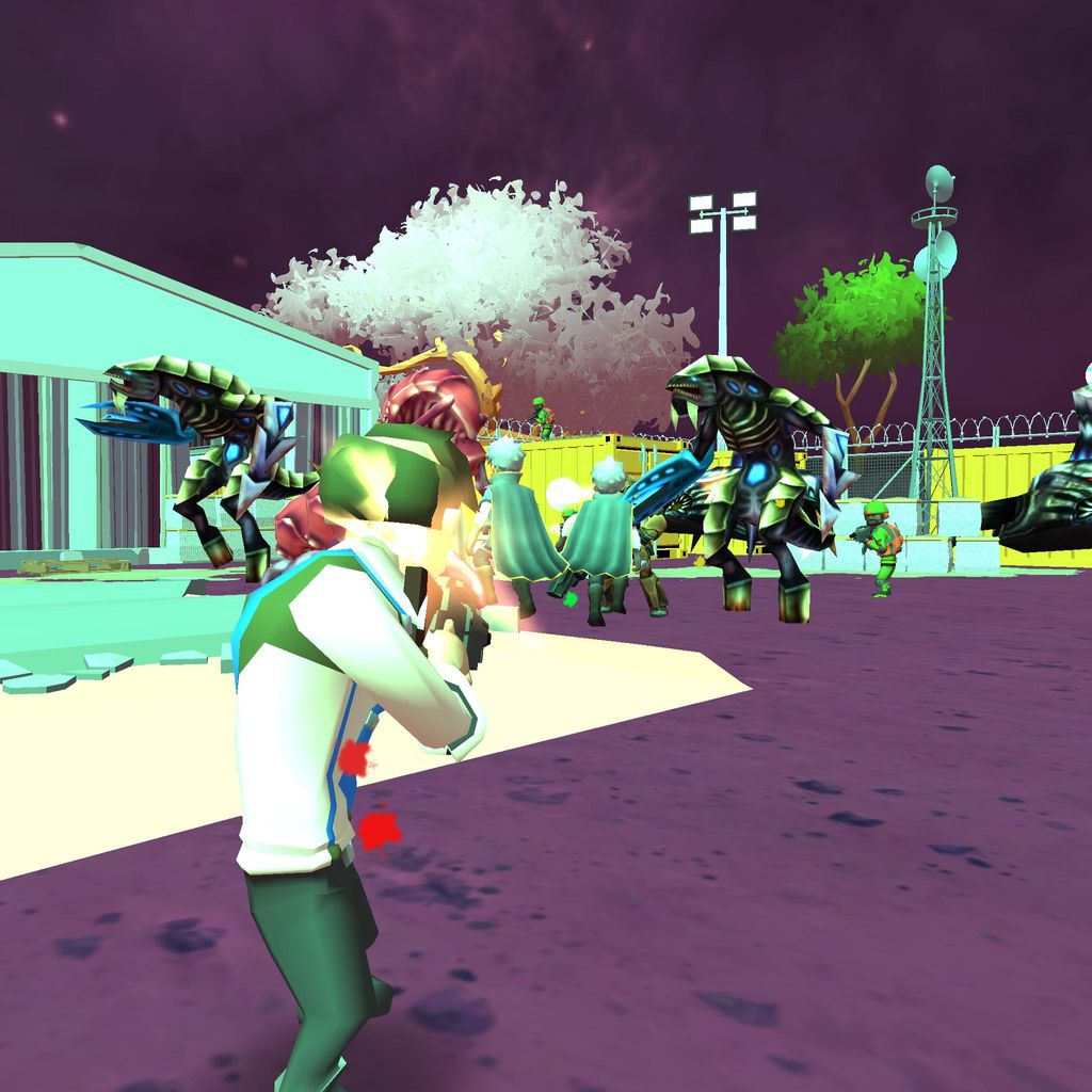 Unity Play | swords and guns vs aliens game