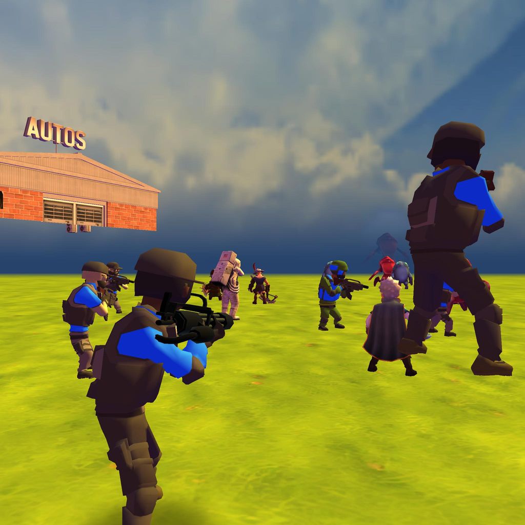 Unity Play | humans vs alien game