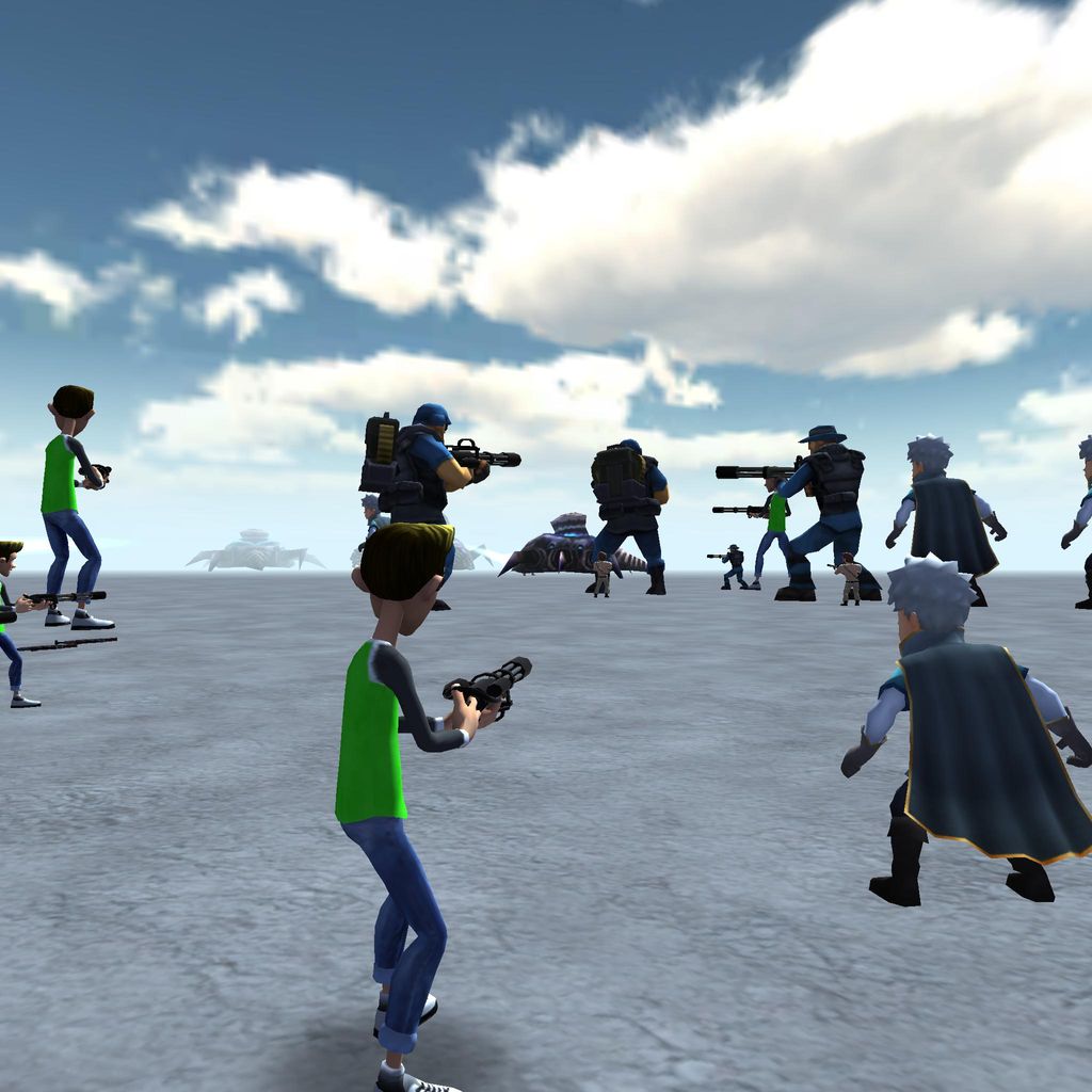 Unity Play | alien vs army game