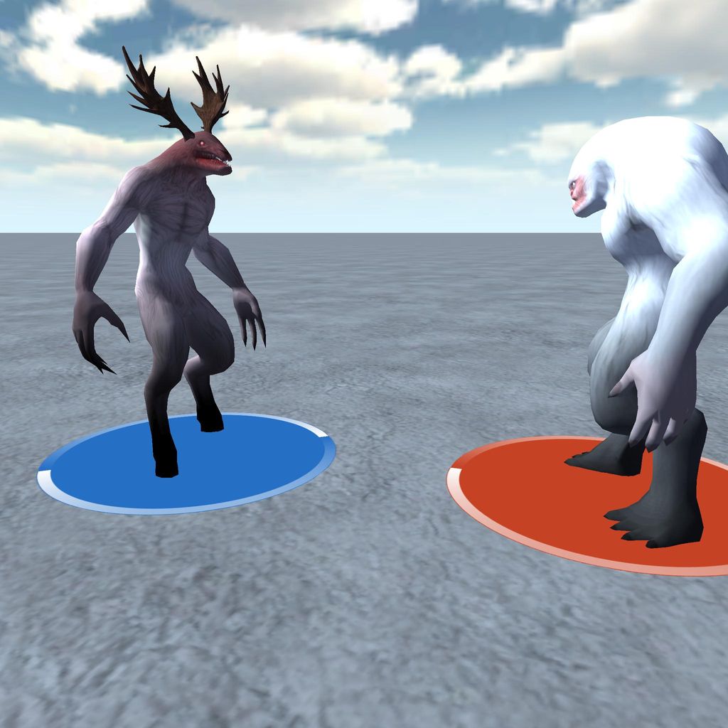 Unity Play | yeti vs wendigo game