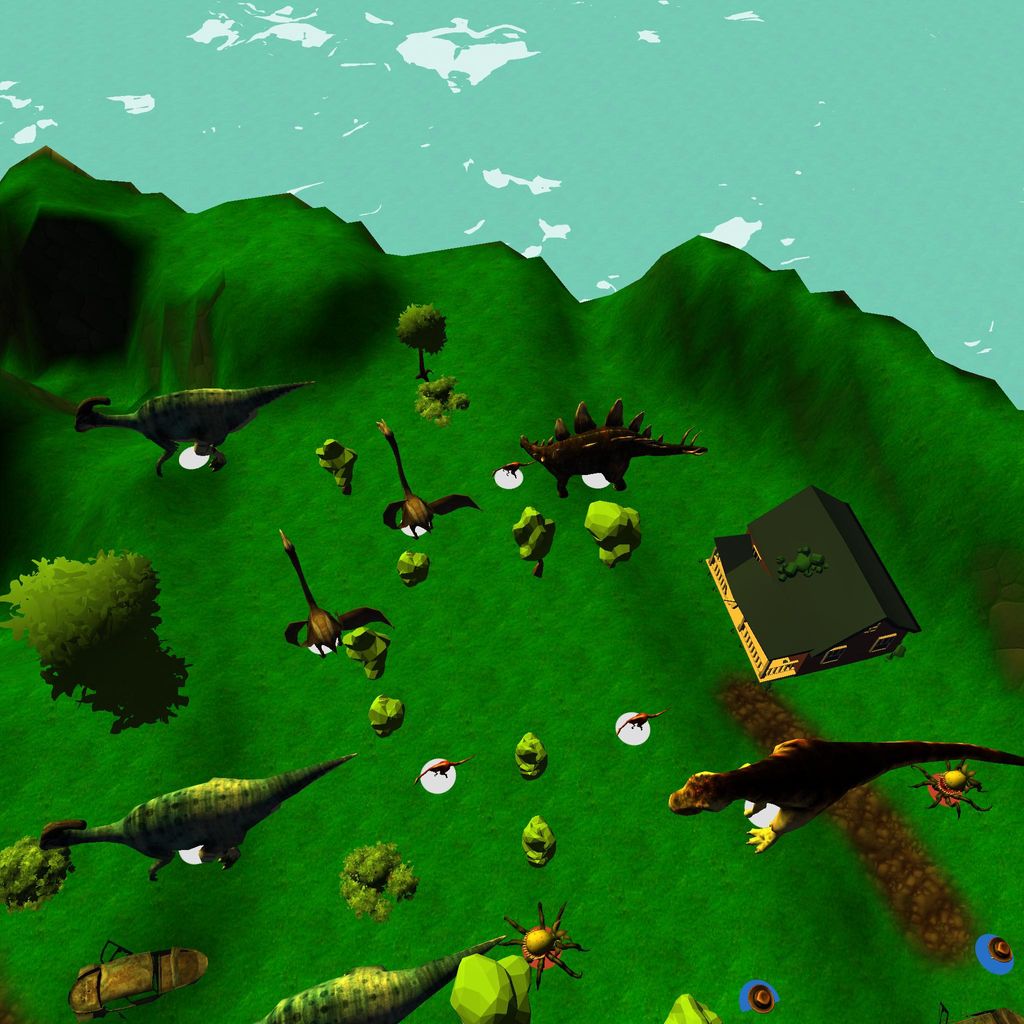 Unity Play | dino isla game