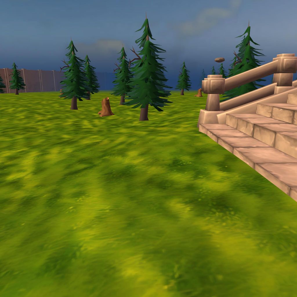 Unity Play | castle in forest game