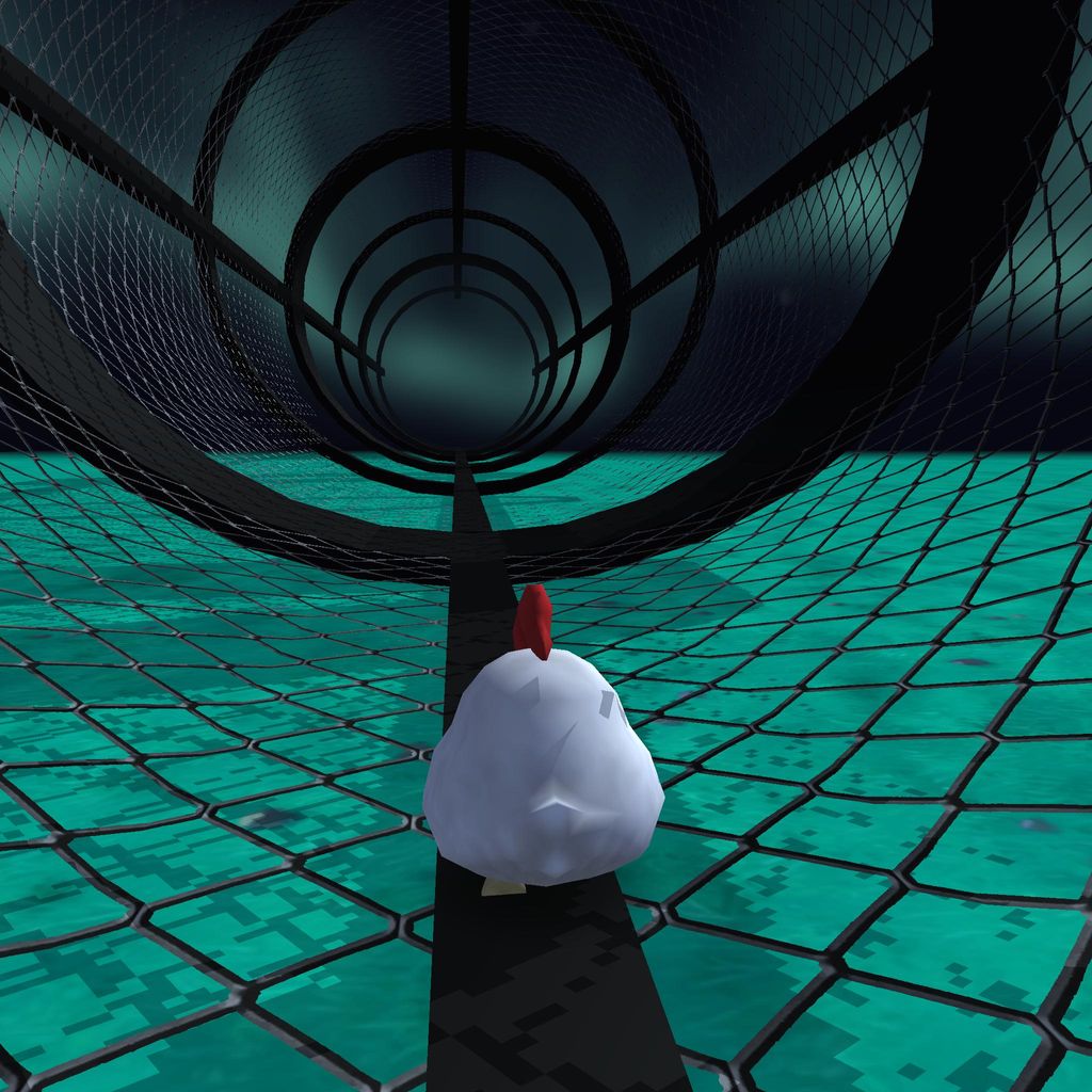 Unity Play | Chicken world (map: alien planet) game