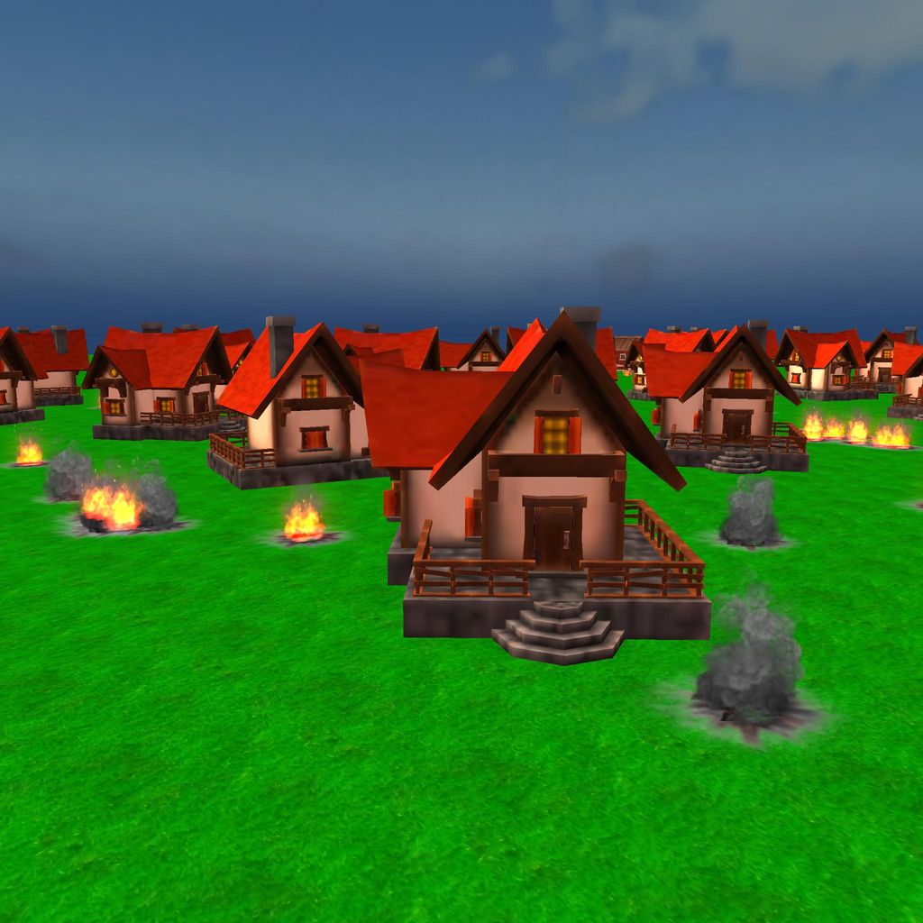 Unity Play | village attack game