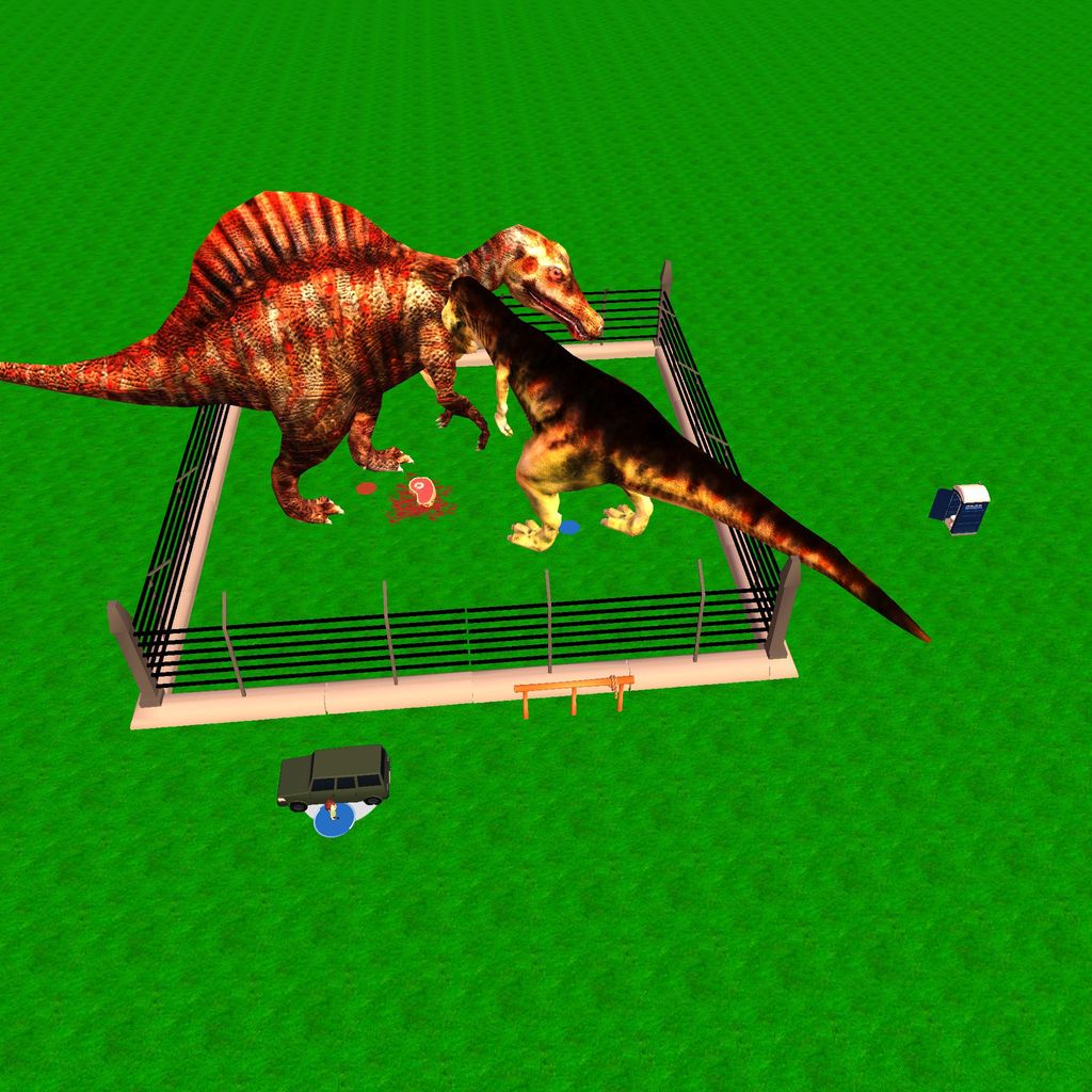 Unity Play | t rex vs spinosaurus game