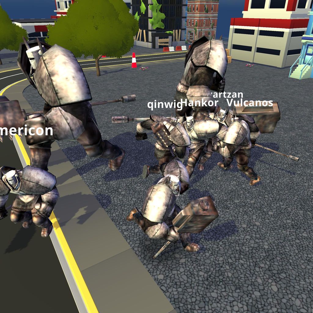 Unity Play | Scary fantasy knights vs innocent civilians game