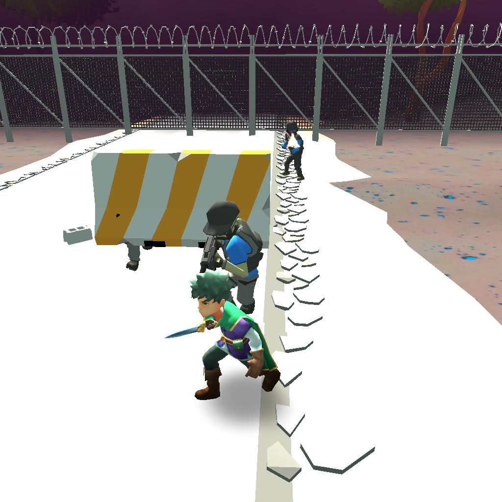 Unity Play | elfos vs policia game