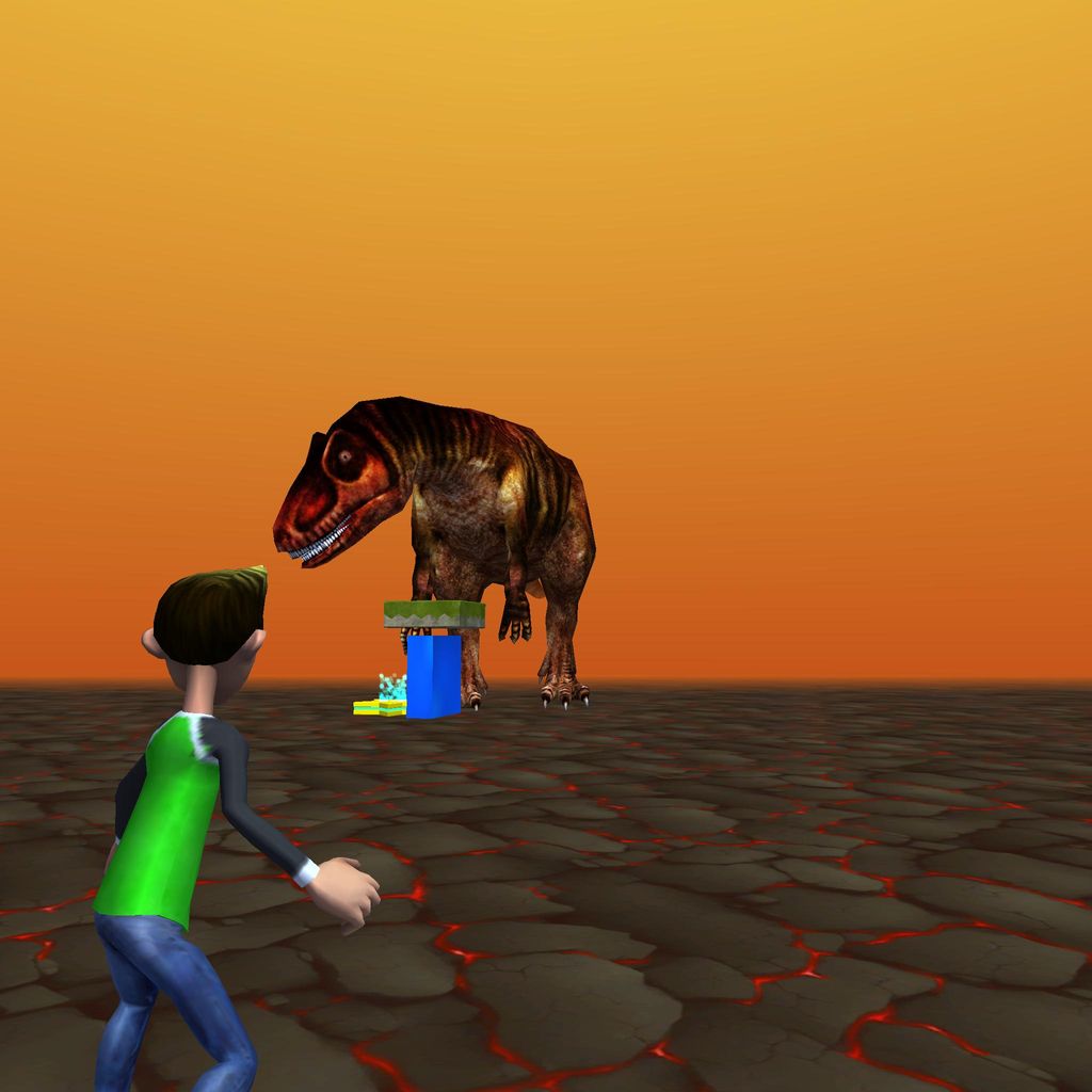 Unity Play | survive the big scary dinosaur game