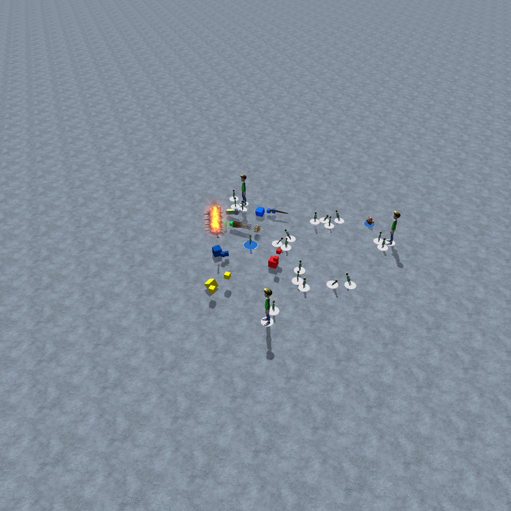 Unity Play | Survival Island 2 characters VS the odians game