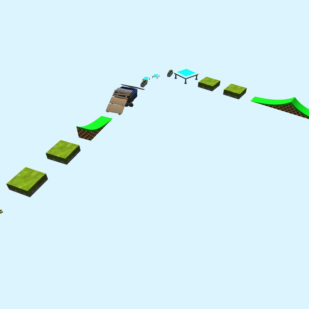 Unity Play | Skateboard parkour hard version game
