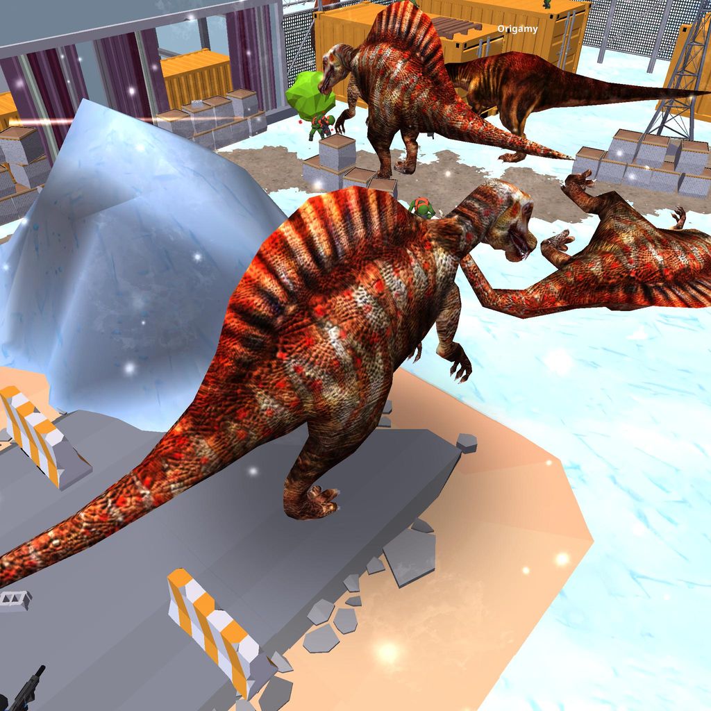 Unity Play | dinos and wairrors vs bad humans game