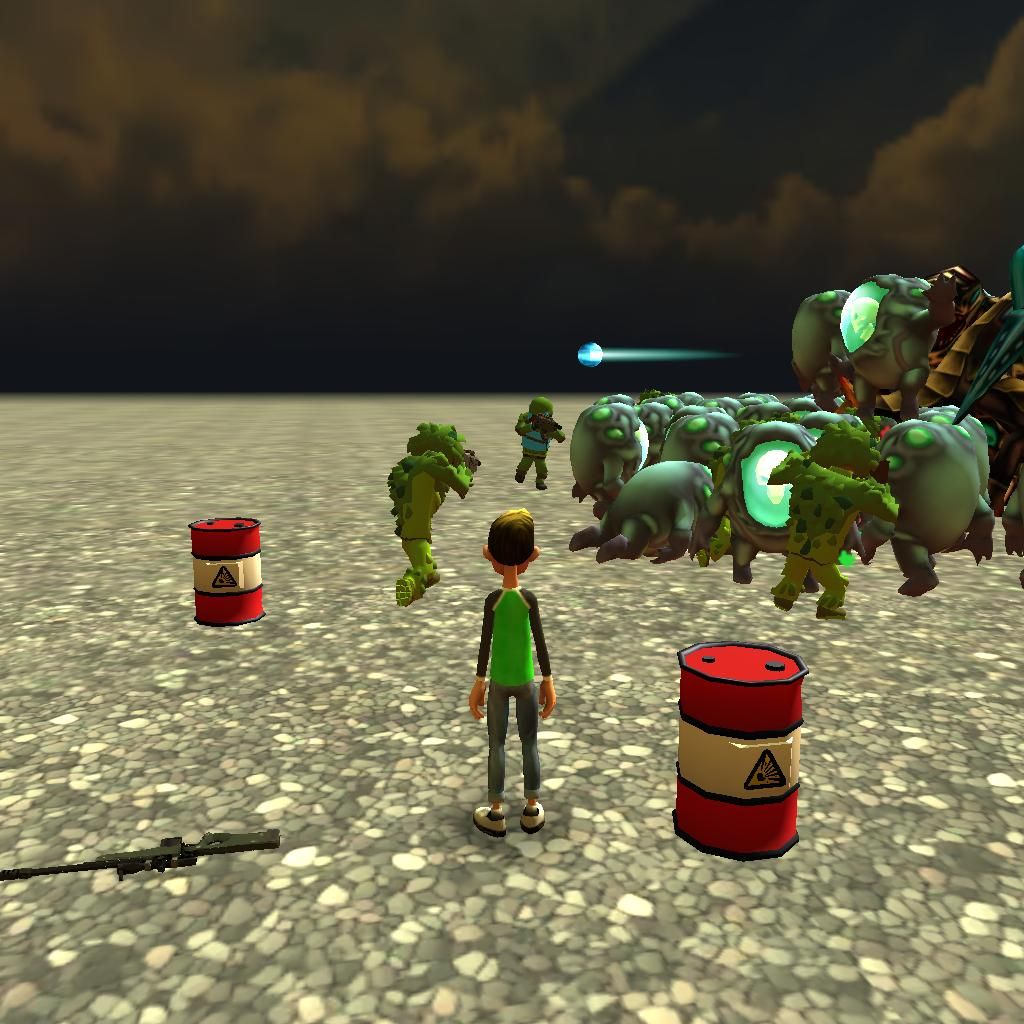 Unity Play | juego de disparos 2 con alienígenas game