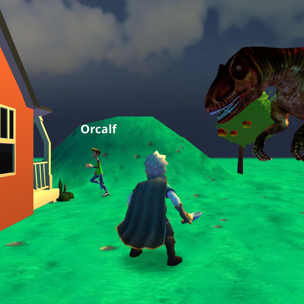 Unity Play | dinossauro do mal game