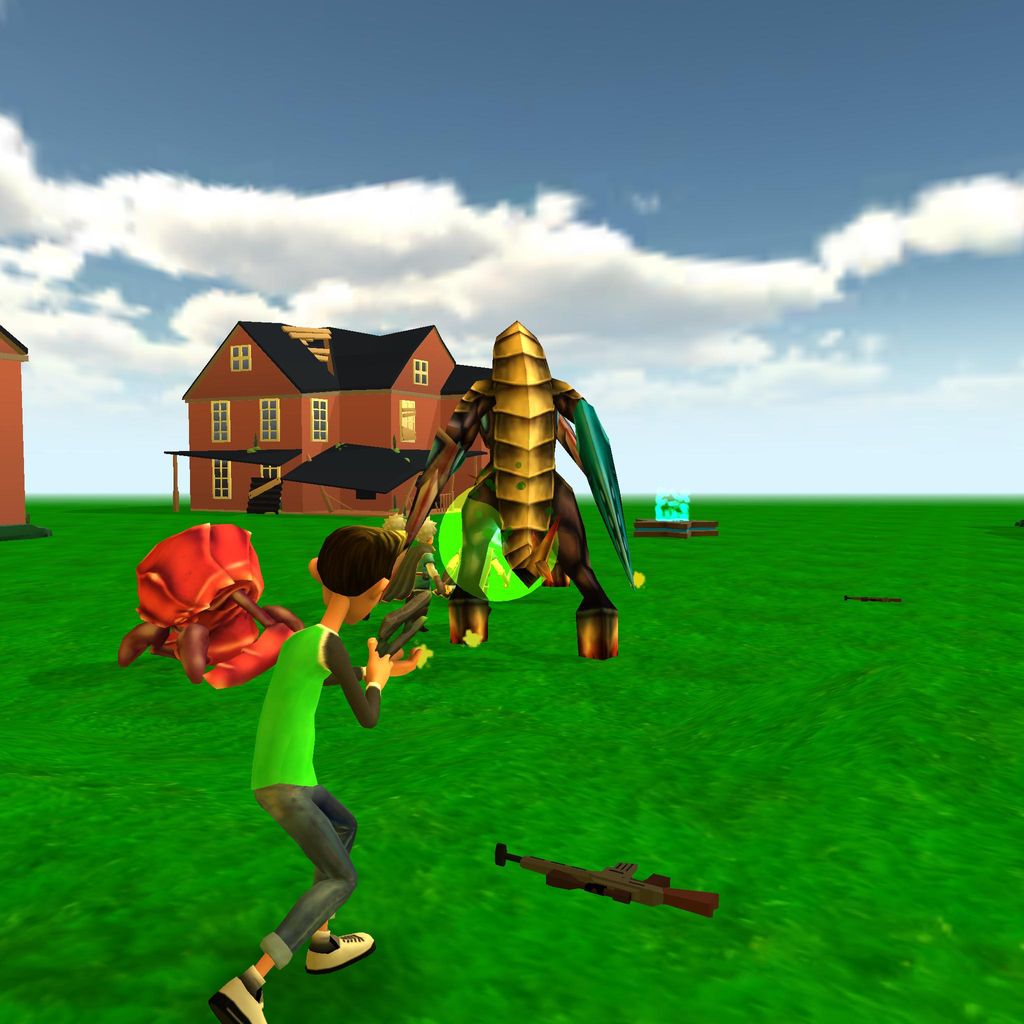 Unity Play | Agarra un arma y dispara game