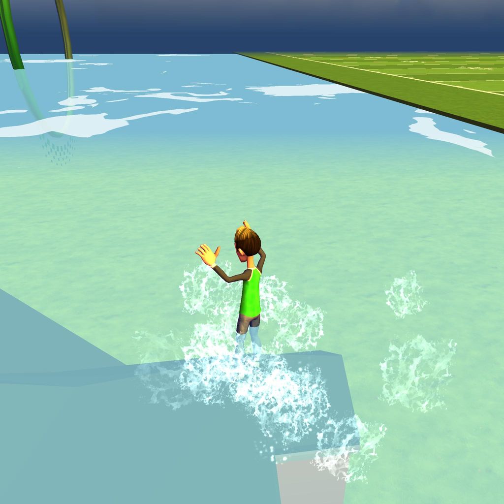 Unity Play | nada en el mar y lucha game