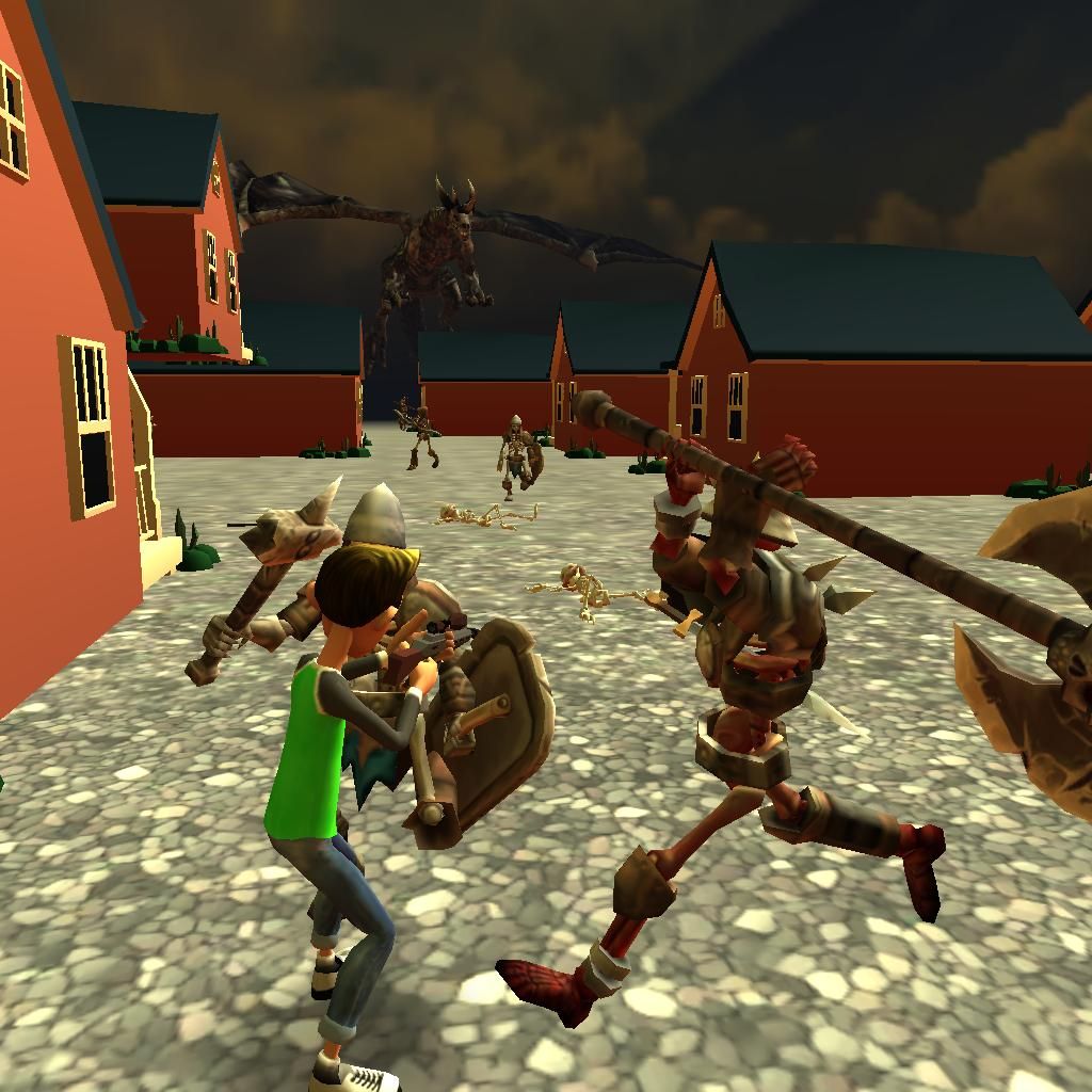 Unity Play | fight to kill the skeletons game